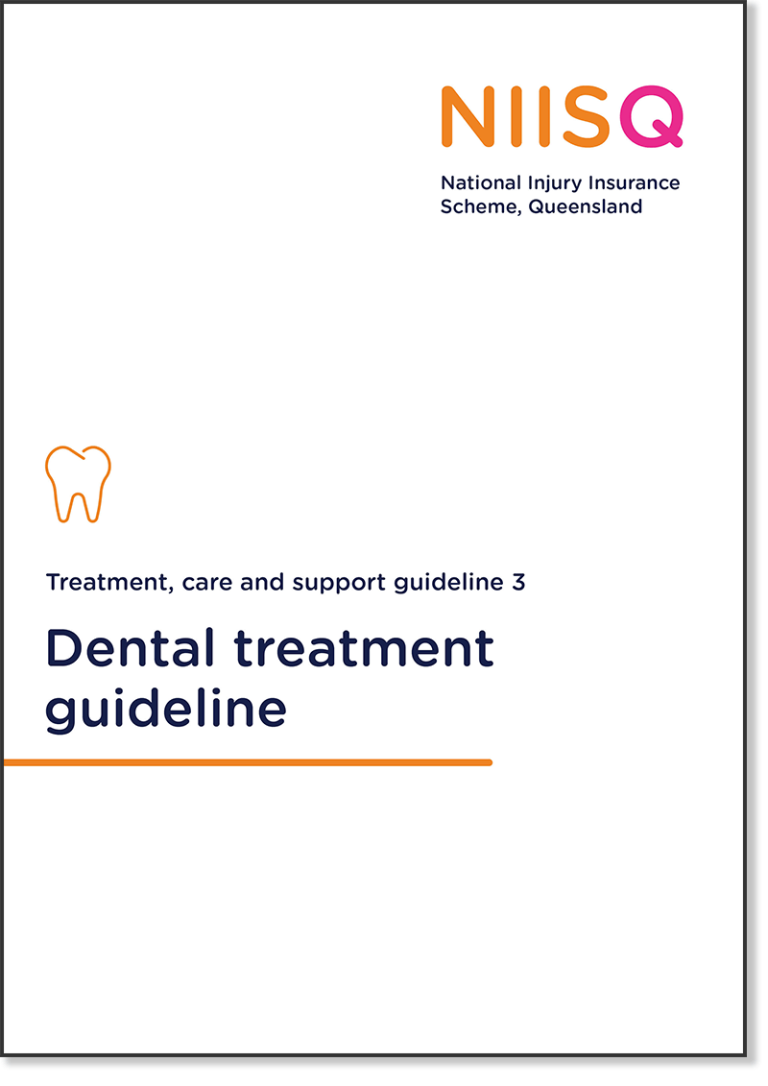 3. Dental treatment - National Injury Insurance Scheme, Queensland