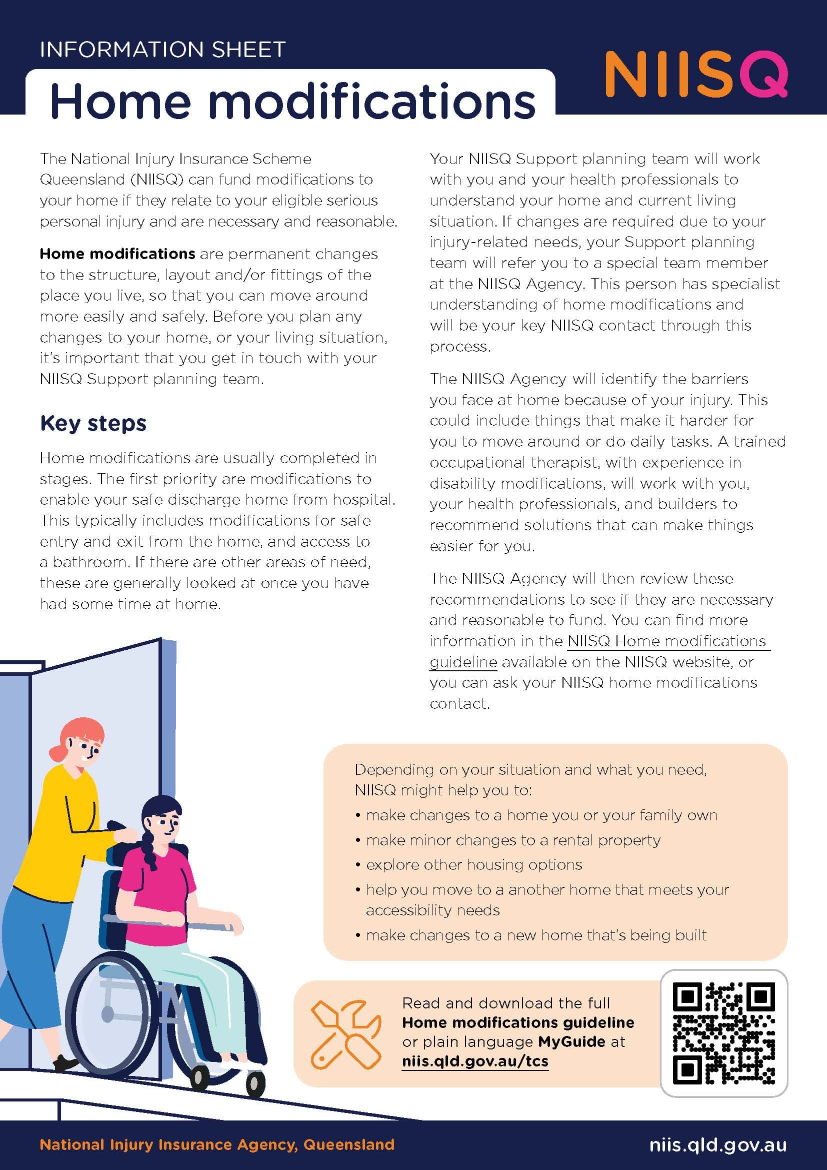 Information sheets - National Injury Insurance Scheme, Queensland