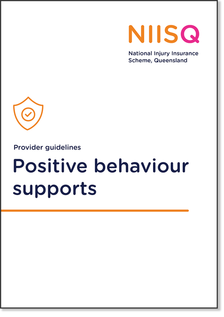 Service provider guidelines - National Injury Insurance Scheme, Queensland